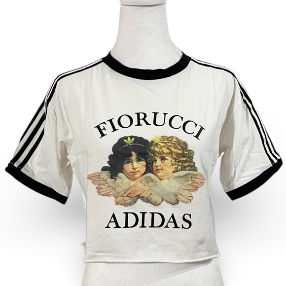 adidas | Tops | Adidas X Fiorucci Angel Graphic Crop Top Size 36 Small ...